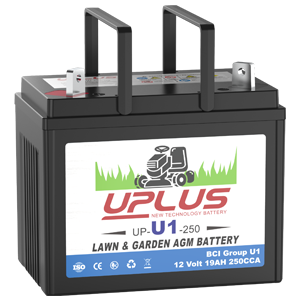 Amazon.com: UPLUS U1 Riding Lawn Mower Battery, 12V 250CCA Garden Tractors Battery Maintenance ...