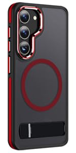 Amazon.com: MALEWOLF Magnetic for Samsung Galaxy S22 Ultra Case with 3 Stand Ways, [Invisible ...