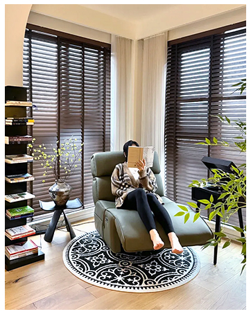 Amazon.com: HIAPES Customizable Wood Blinds for Indoor Windows ...