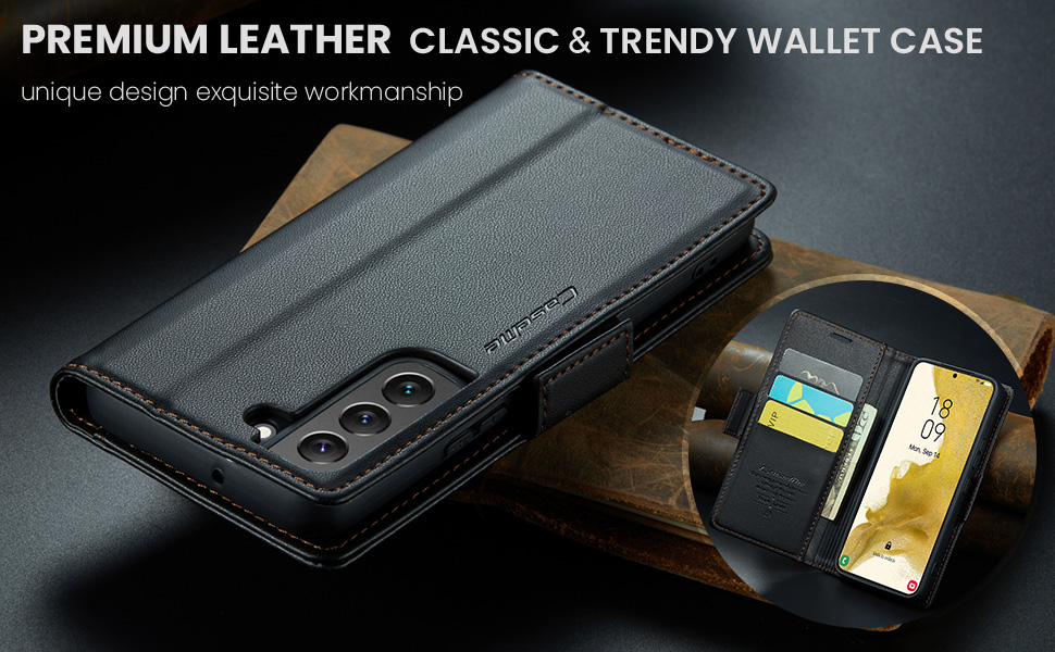 Amazon.com: SINIANL for Samsung Galaxy S22 Plus Wallet Case with RFID Blocking, Galaxy S22+ Case ...