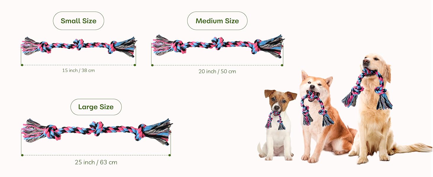 Amazon.com : Dog Rope Toy for Large Dogs, Heavy Duty Chew Toys for ...