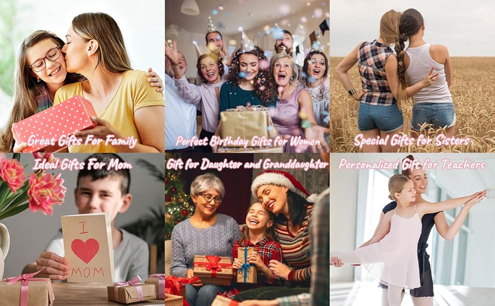 Amazon.com: boutikpro Personalized Gift Initial Compact Mirror w Box for Women Sister Daughter ...