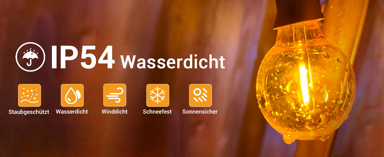 SCNNC E12 G40 LED Glühbirnen Außen 1W 220V 2700K, IP54 Wasserdicht LED ...