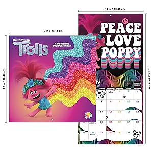 Amazon.com: 2025 Trolls Band Together Wall Calendar: 9798888281215 ...