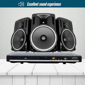 Target TT-687 MPEG4 Technology 5.1 Channel DVD Player 100 watts with Built-in Speaker, CD ...