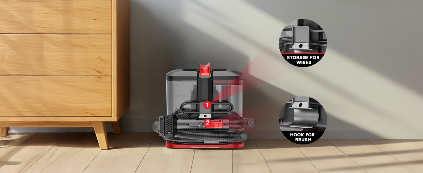 Amazon.com: Portable Carpet & Upholstery Cleaner Machine - 15Kpa Deep ...