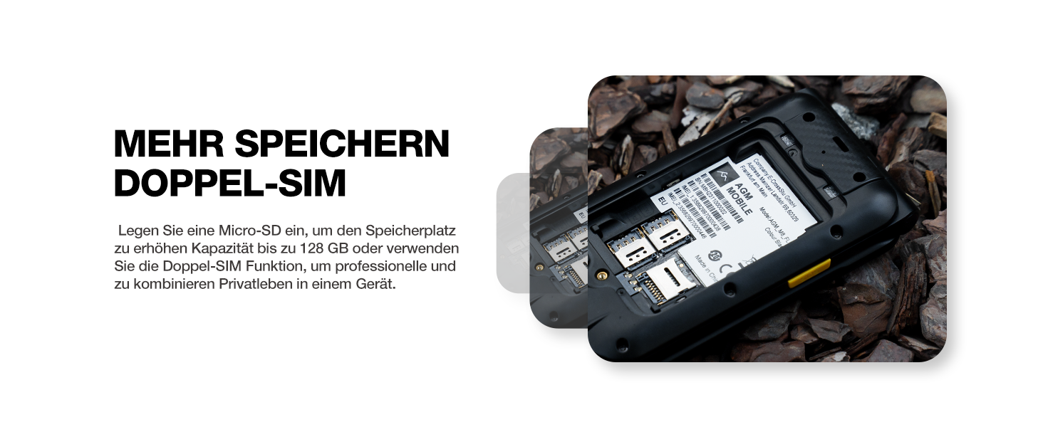 AGM Klapphandy ohne Vertrag, M8 FLIP 4G Seniorenhandy mit großen Tasten mit Handygeräten ...