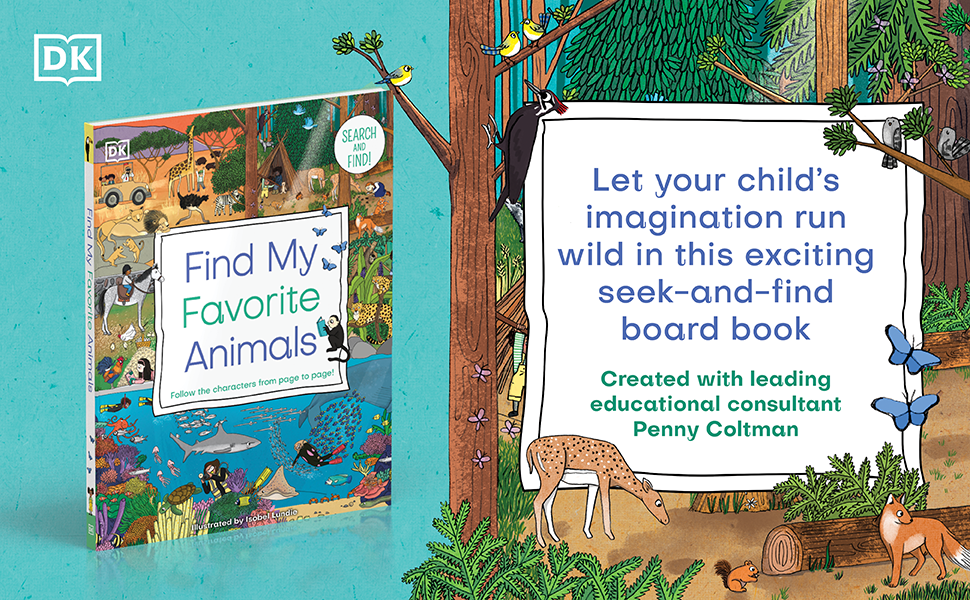 My Favorite Things - Animals: Search and Find! Follow the Characters ...
