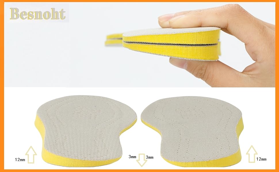 Amazon.com: Supination Correction Insoles for Left and Right Foot Over Supination, Support ...