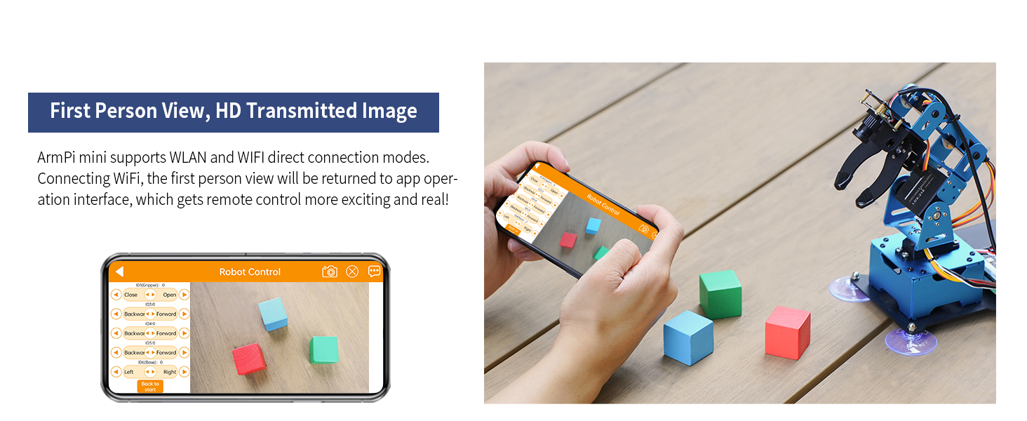 Amazon.com: Robotic Arm for Raspberry Pi Robot Kit Open Source ...