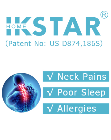 Amazon.com: Memory Foam Pillow for CPAP Side Sleeper, IKSTAR 3.0 CPAP Pillow for Neck Support ...