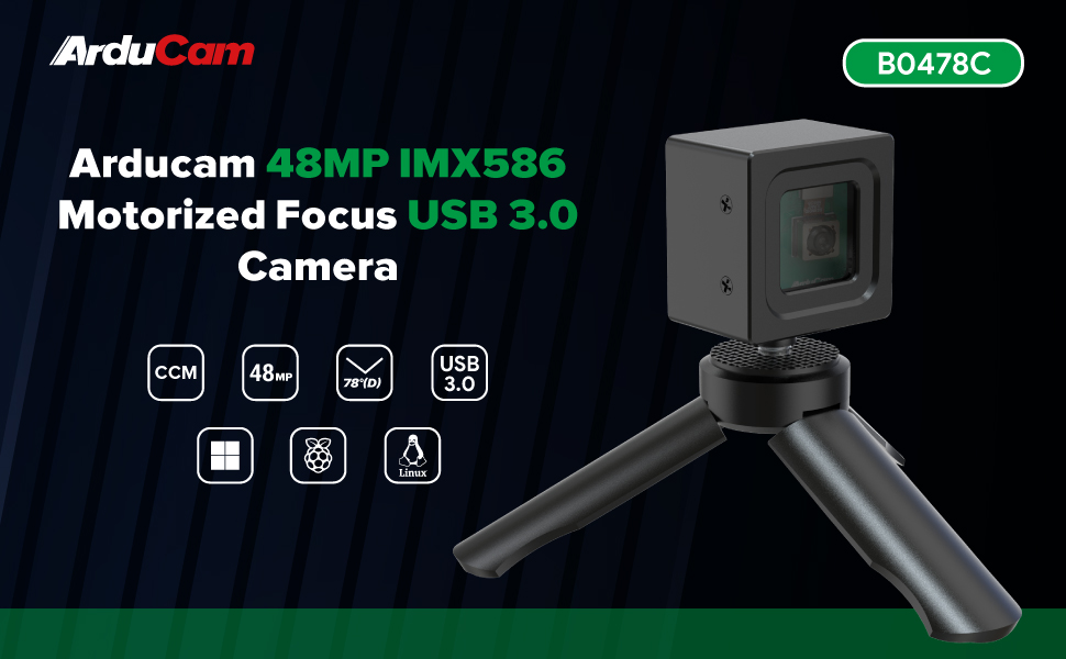 Amazon.com: Arducam USB 3.0 Camera, 120fps High-Speed USB Camera Module, IMX586 48MP High ...