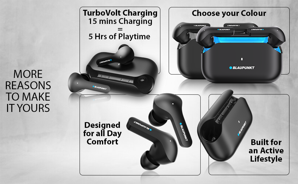 Blaupunkt Newly Launched BTW300 Xtreme True Wireless Earbuds with ...