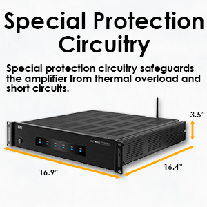 Amazon.com: OSD Nero Max12: 6-Zone, 6-Source Amplifier 80W Power, Multi-Room Audio Control, App ...