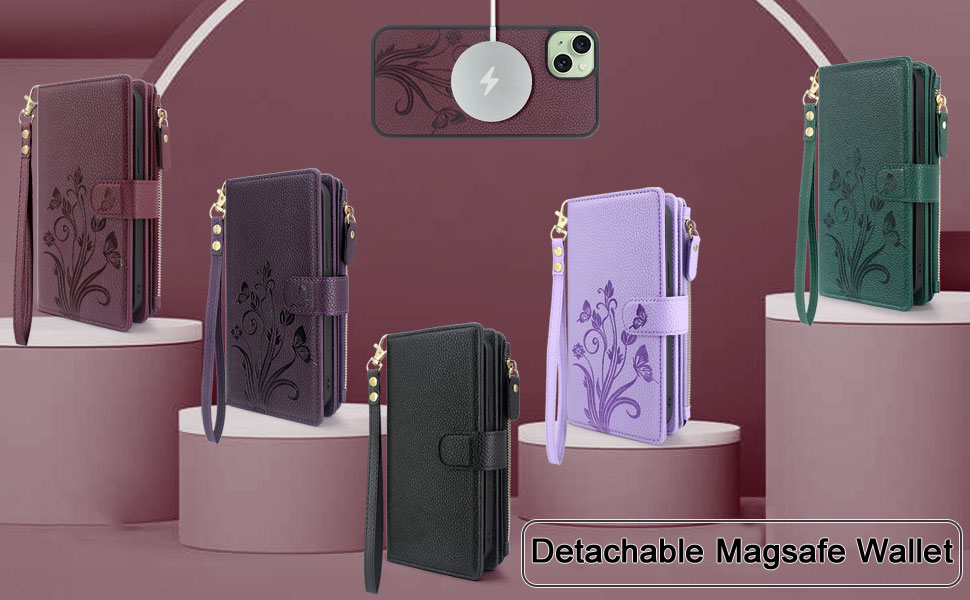 Amazon.com: Lacass Compatible with MagSafe Case Wallet for iPhone 15 Plus/iPhone 14 Plus 6.7 ...