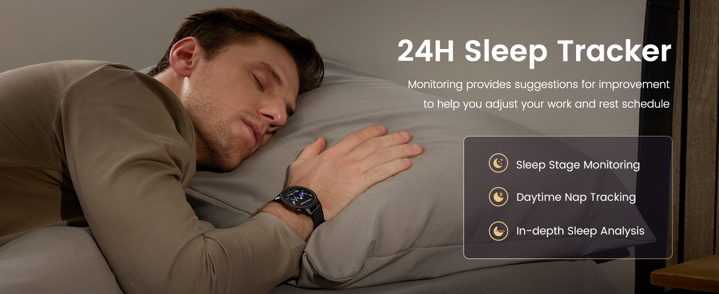 Amazon.com: KOSPET Smart Watch for Men, 25 Days Battery, 1.43" AMOLED Smartwatch for iPhone ...