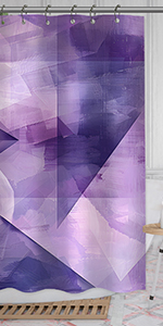 Amazon.com: She Love Black and Grey Abstract Shower Curtain Modern Geometric Art Minimalist ...