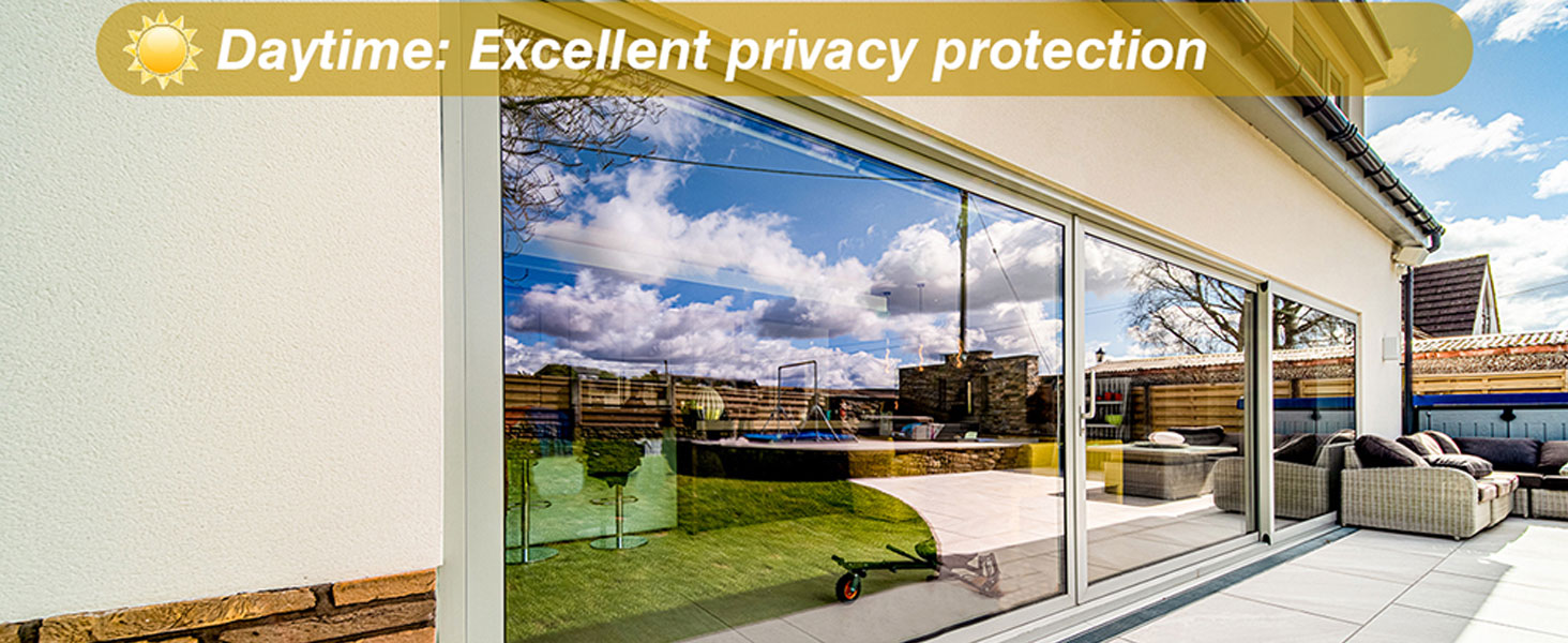 Amazon.com: Kromapolis One Way Window Film Daytime Privacy, Reflective Mirror Window Tint See ...