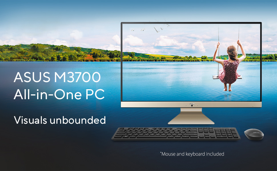 Amazon.com: ASUS M3700 AiO 27” All-in-One Desktop Computer, AMD Ryzen 7 5825U Processor, 27 ...