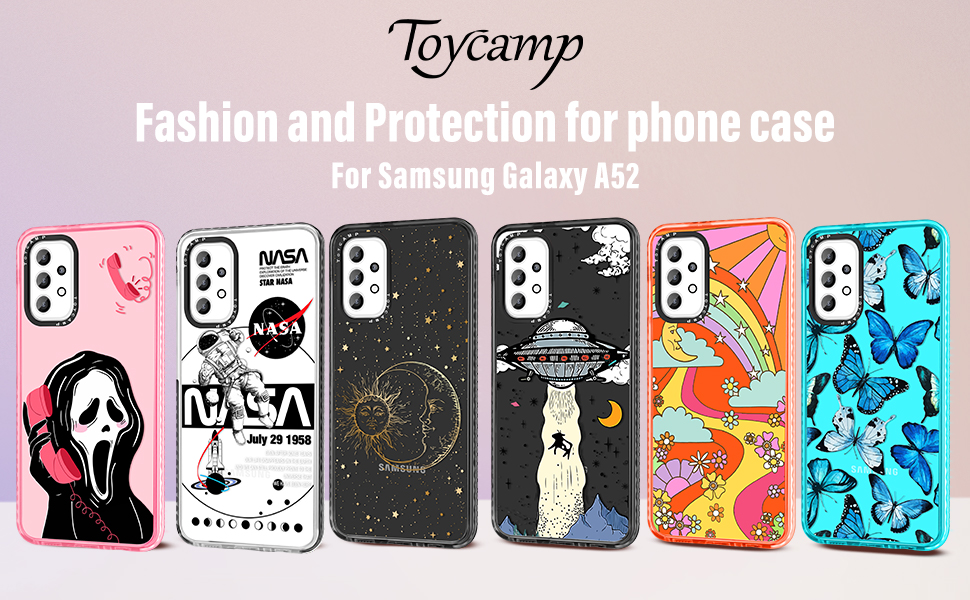 Amazon.com: Toycamp for Samsung A52 Case(Also for Samsung A52s Case) Case, Cute Funny Sun Moon ...