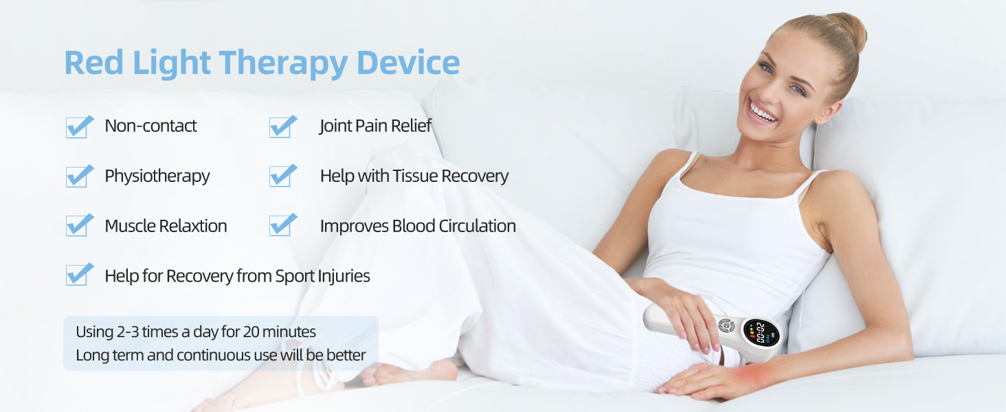 Amazon.com: ZJKC Portable Red Light Therapy for Body,16X660nm + 4X980nm + 4X810nm Upgraded ...