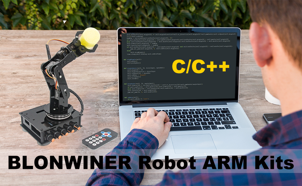 Robot Kit Robot Arm Kits For Arduino Coding Smart Robotic Arm Building Toy With