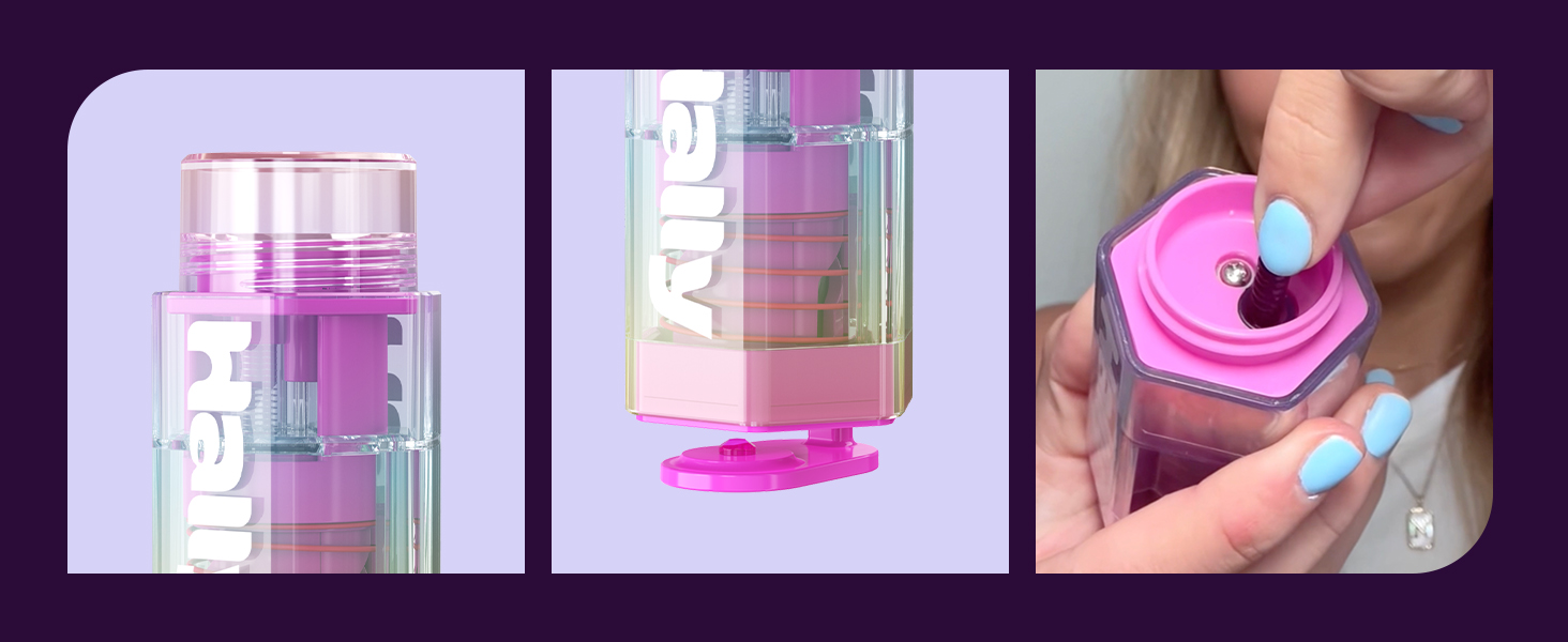 Amazon.com : Hally Hair Gems Pen Applicator - Includes Hair Styling Tool with 240 Multicolored ...