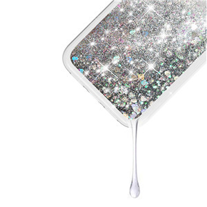 Amazon.com: WORLDMOM for iPhone 11 Case, Double Layer Design Bling Flowing Liquid Floating ...