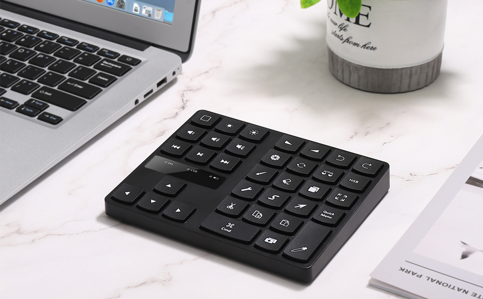 Yunseity Keypad for Procreate, 35 Keys Shortcut Drawing Keypad for Procreate and Graphics ...