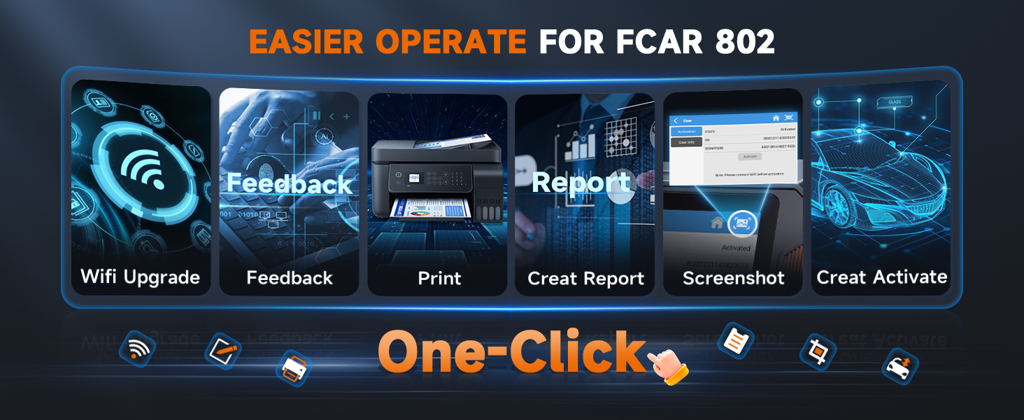 Amazon.com: FCAR F802 DPF Regeneration Heavy Duty Truck Scanner,Compatible with Volvo ...