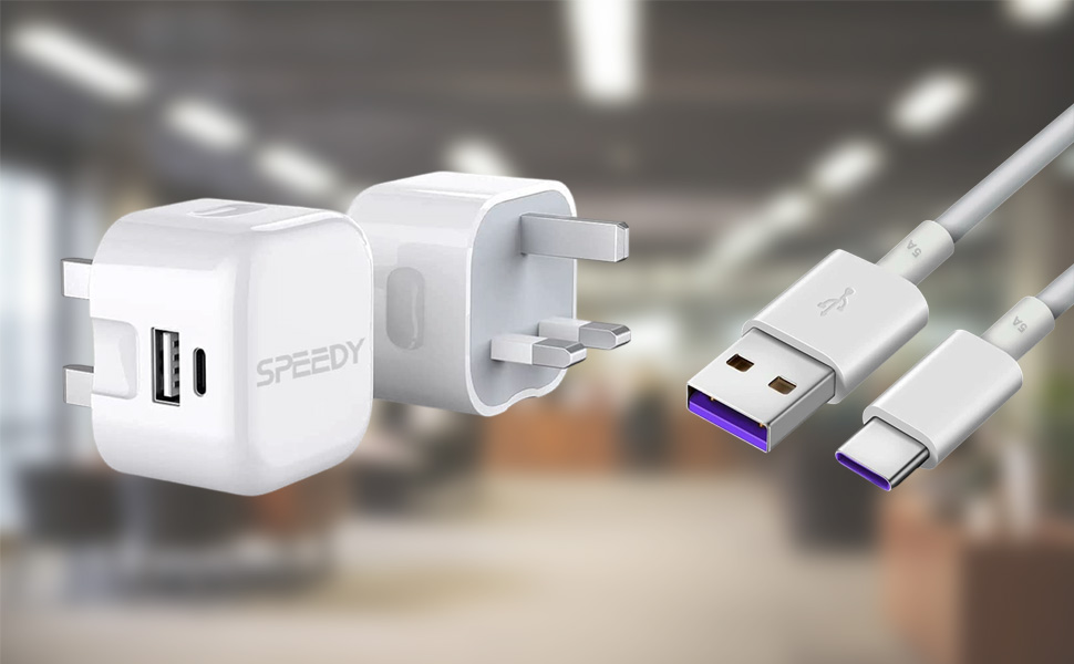 For Samsung Galaxy A17 A16 A15 A07 A06 A05s A04s A14 A13 A12 Charger 20W Dual Port USB-A/C Fast ...