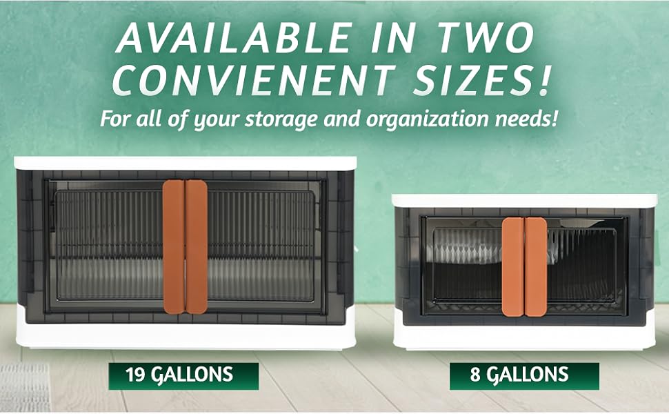 Amazon.com - Ezee space Stackable Storage Bins with Wheels - (1-Pack ...