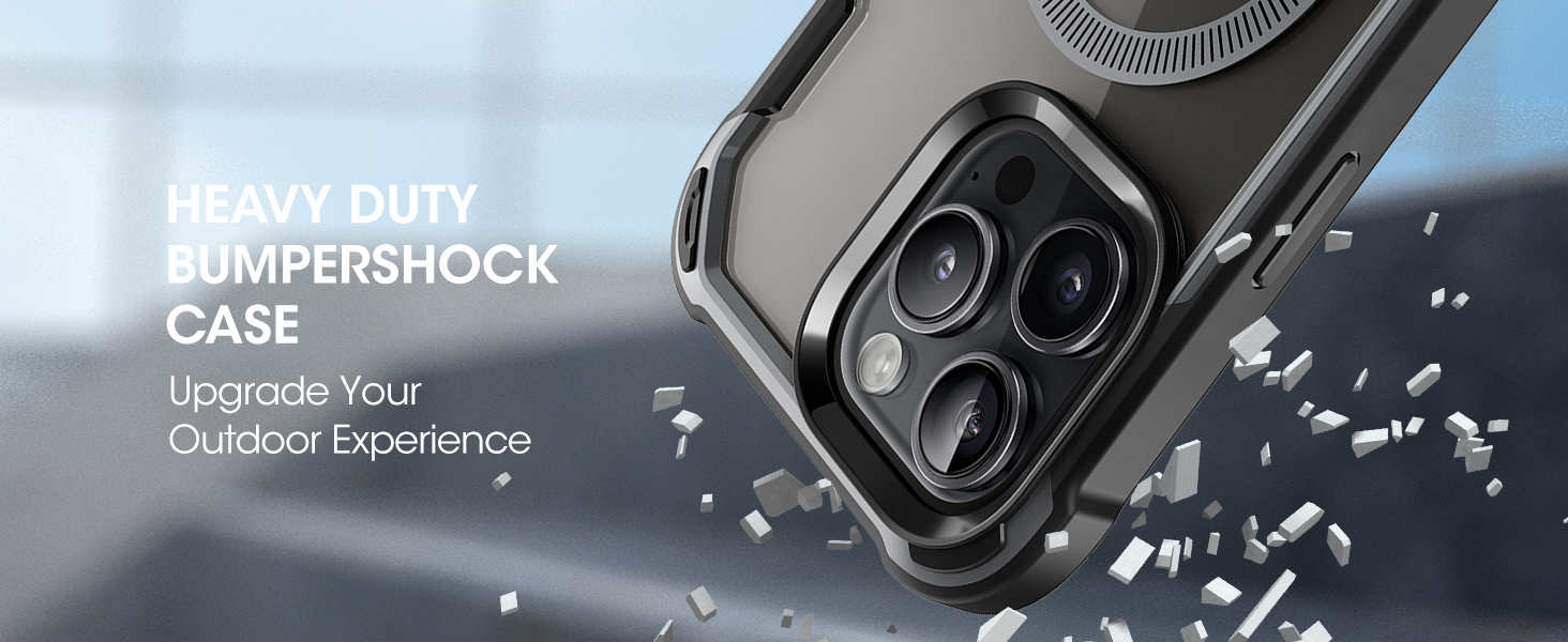 Amazon.com: i-Blason Ares Magnetic for iPhone 15 Pro Max Case MagSafe with Built-in Screen ...