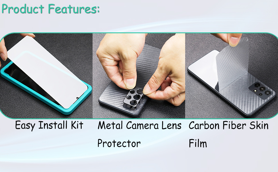 Amazon.com: Ibywind Screen Protector For SamSung Galaxy A32 5G(6.5 Inches),with 2Pcs Tempered ...