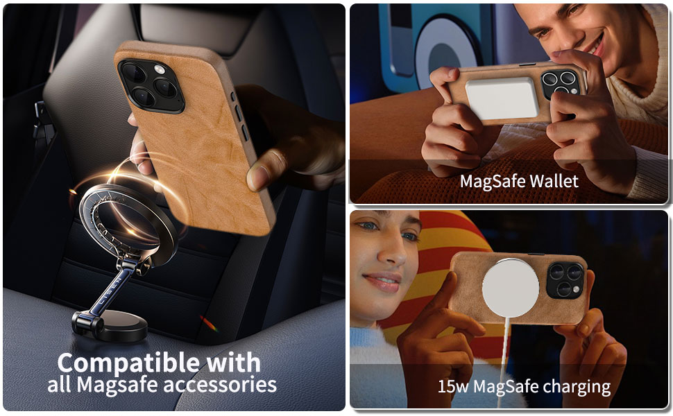 Amazon.com: Rumwot Genuine Leather Case for iPhone 15 Pro Max Vintage Irregular Floral Pattern ...