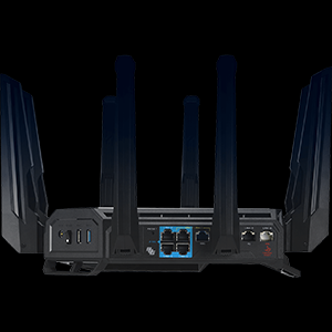 ASUS ROG Rapture GT-BE98 Quad-band WiFi 7 AiMesh Extendable Gaming Router, 25Gbps, 320MHz, 4K ...