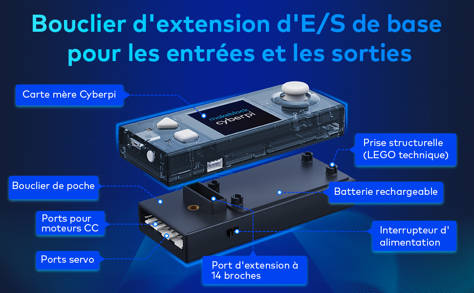 Makeblock Cyberpi Kit D Apprentissage Du Codage Programmation Python