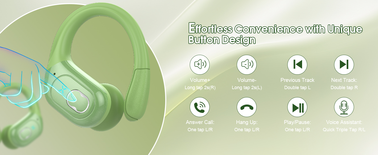 Amazon.com: Aptkdoe Wireless Earbuds 75hrs Bluetooth 5.4 Headphone ...