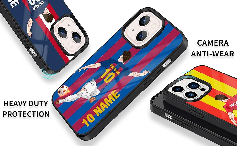 Amazon.com: Custom Phone Cases Soccer Club Team Jersey Design - iPhone 5 6 7 8 11 12 13 14 Pro ...