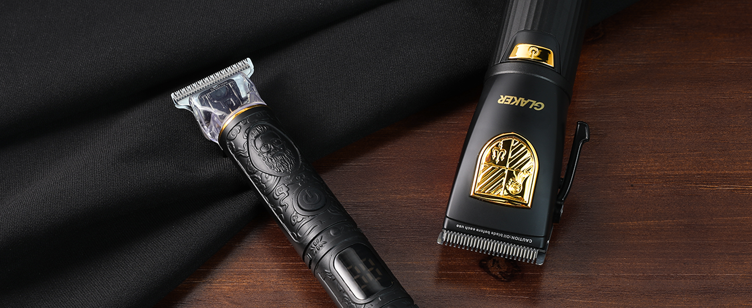 GLAKER Tondeuse Cheveux Hommes Professionnel, Tondeuse Barbe et Cheveux Homme, Tondeuse Barbe ...