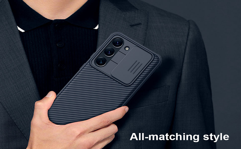 Amazon.com: Samsung Galaxy S23 Case with Camera Cover,Slim Fit Thin Polycarbonate Protective ...