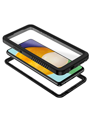 Amazon.com: Lanhiem for Samsung Galaxy A52 Case, IP68 Waterproof Dustproof with Built-in Screen ...
