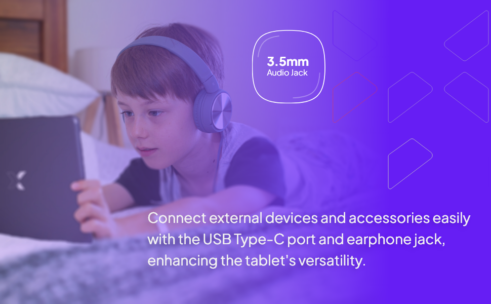 Excotek X20 10.51" Tablet 2023, Android 13, Full HD IPS, Ultra Slim (64GB Storage - 128GB Micro ...