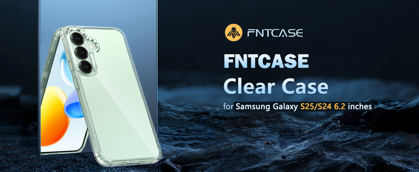 Amazon.com: FNTCASE Funda para Samsung Galaxy S25: para Galaxy S24, protección contra caídas de ...
