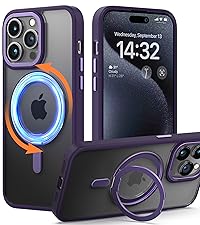 Amazon.com: LOHASIC for iPhone 15 Pro Case Leather Compatible with Magsafe,Elegant Soft Color ...