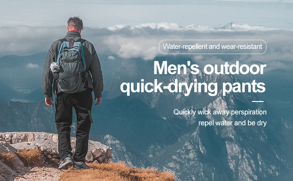 KUTOOK Pantaloni Trekking Uomo Estivi Pantaloni Cargo Pantaloni da Lavoro Asciugatura Rapida ...