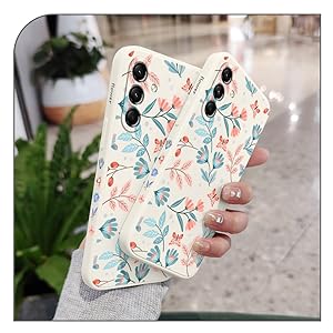 Amazon.com: LEECG for Samsung S24 Case Flower Butterfly Pattern Design S24 Phone Cover Ultra ...