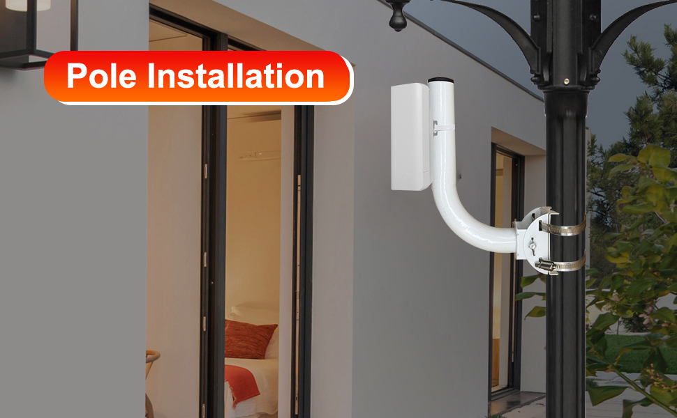 Amazon.com: Antenna Mounting Pole 11" Inch Outdoor Antenna Pole Mount J Pole Antenna Mount for ...