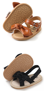 Amazon.com | COSANKIM Infant Baby Girls Summer Sandals with Flower Soft Sole Newborn Toddler ...