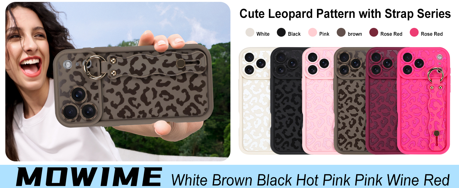 Amazon.com: MOWIME Compatible with iPhone 17 Pro Case with Finger Strap, [Upgraded] Adjustable ...